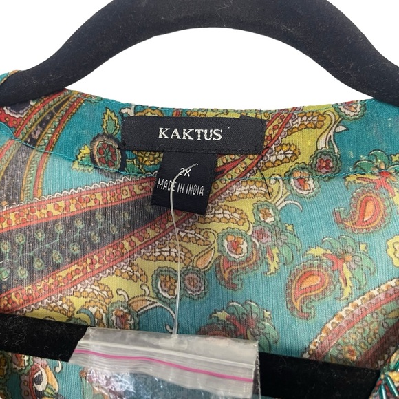 Kaktus | Tops | Kaktus Tunic Blouse Size 2x | Poshmark